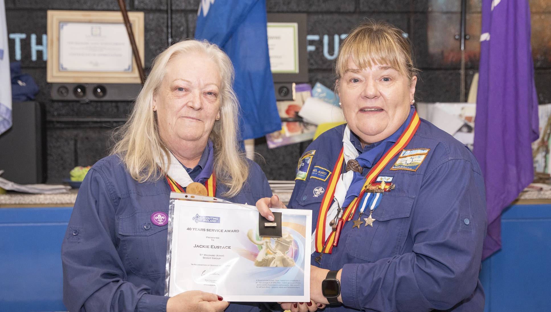 PHOTOS: Presentation of service awards to Athy Scouts - Community ...