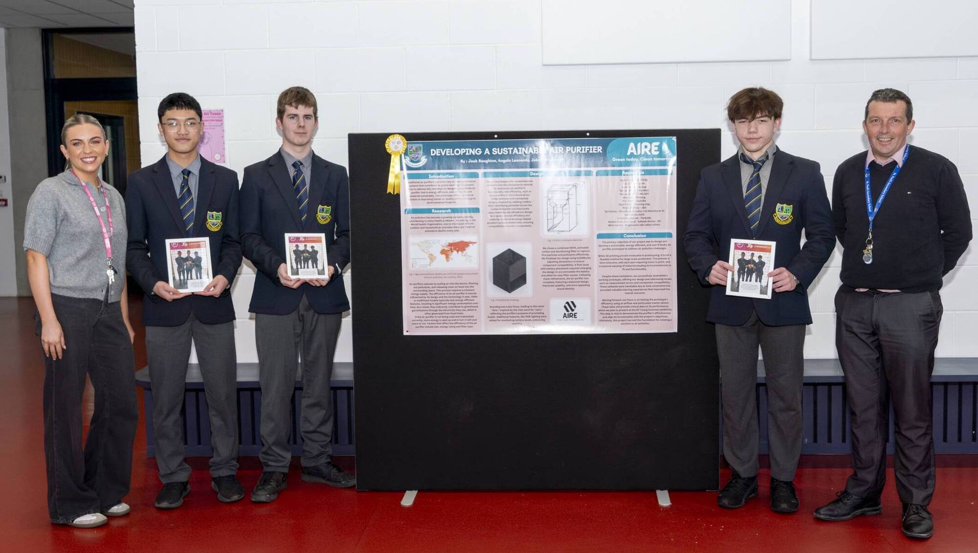 Monasterevin school celebrates award winning Young Scientist students ...
