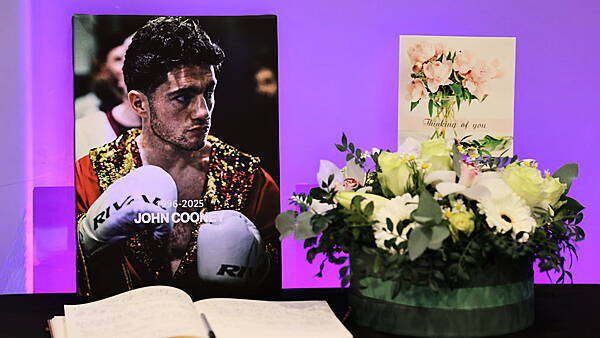 Hundreds attend funeral of boxer John Cooney who died after title bout ...