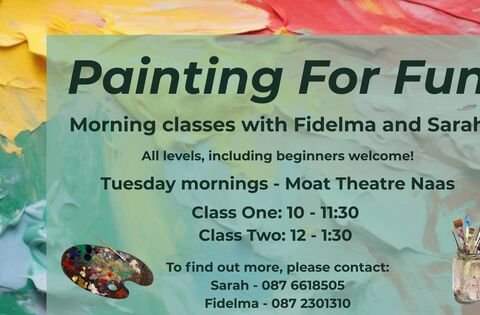 Painting for fun classes return to Naas - Whats On - Kildare Nationalist
